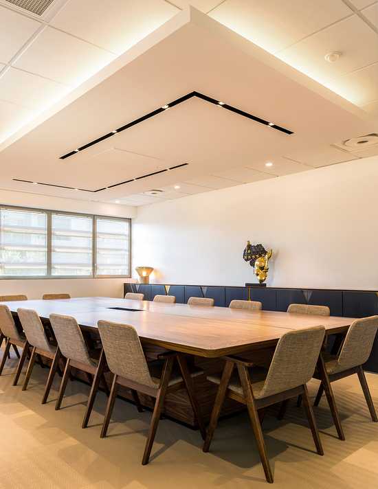 Corporate office space interior design